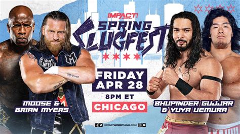 Impact On Twitter Dont Miss Themoosenation And Myerswrestling Vs