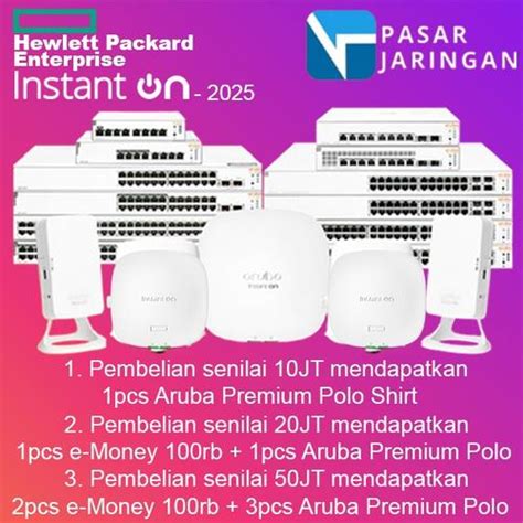 Jual S1u76a Hpe Network Instant On Ap22d Dual Radio 2x2 Wi Fi 6 Rw Ap Jakarta Pusat Pasar