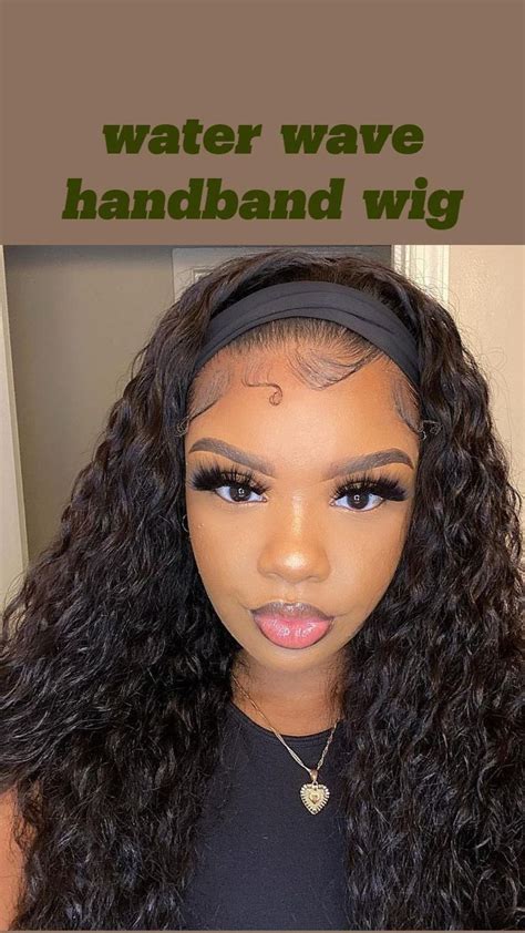 Water Wave Handband Wig Wigs Summer Hairstyles Human Hair Wigs