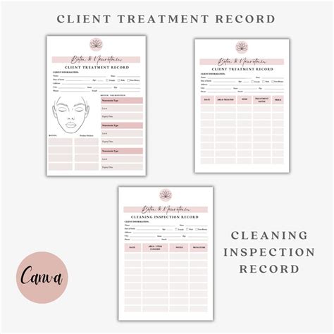 Botox Botulin Toxin Consultation Forms Consent Form Aftercare