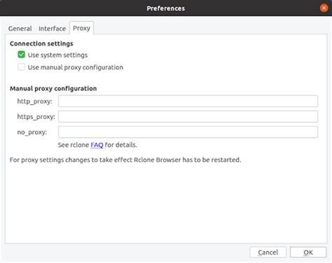 Rclone Browser Fork 180 Gets Proxy Support Option To Create Public Link Linux Uprising Blog