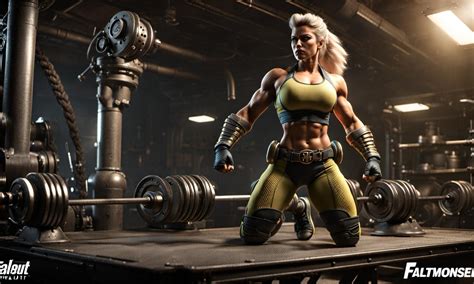 Fallout Monster Muscle Vault Girl By Roadkill205 On Deviantart
