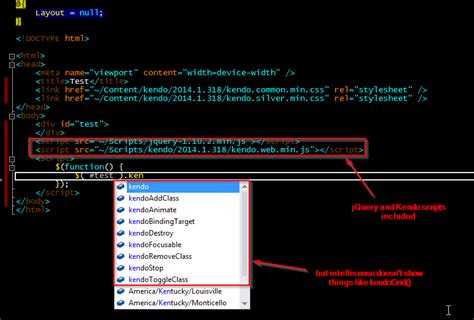 Mvc 4 How To Get Intellisense Working For Kendo Ui Stack