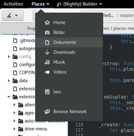 How To Create Title Bar Menu In Gnome Shell From A Gtk Application