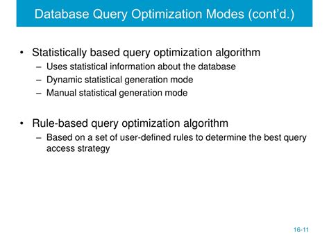 Ppt Database Performance Tuning Concepts And Optimization Powerpoint Presentation Id9325775