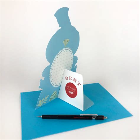 Sarah Young Bert Sailor Fold Out Card Curiouser