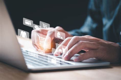 Businessman Shopping Online E Commerce Internet Banking Spending