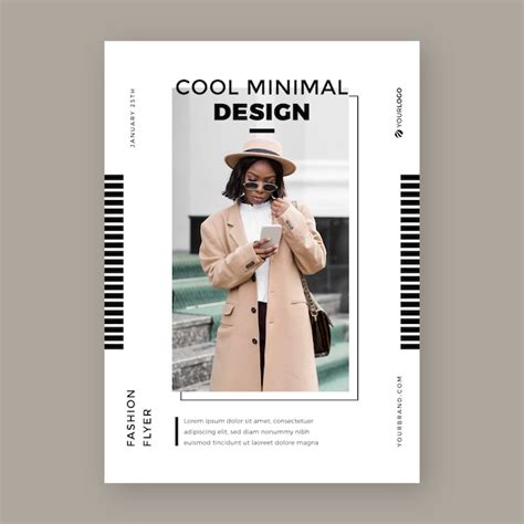 Premium Vector Flat Design Minimalist Poster Template