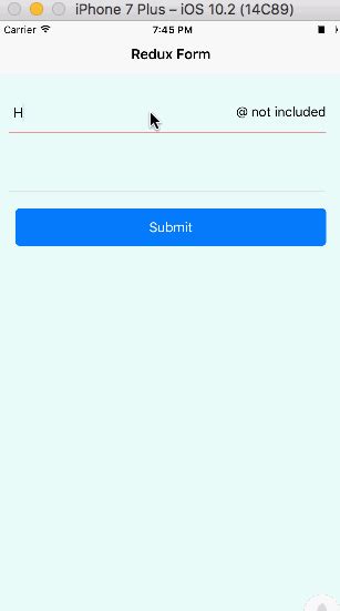 Redux Form · Nativebase