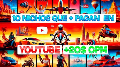 Los 10 Nichos Más Pagados en YouTube 2025 Descubre Cómo Maximizar