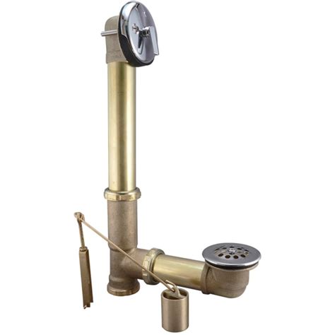 Keeney 606rb Bath Drain Assembly Brass Chrome For Built In Tubs At