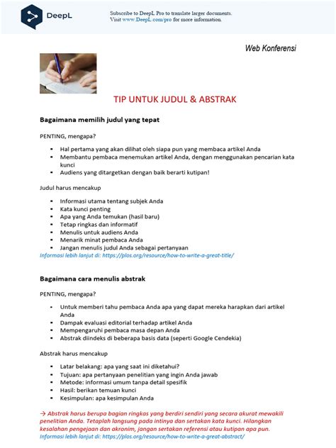 How To Write Title And Abstract Id Pdf