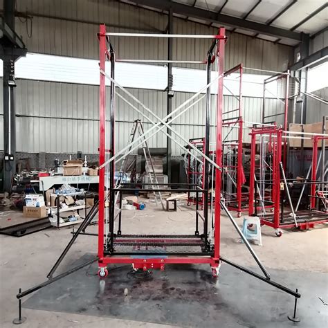 500kg Loading Electric Lifting Scaffold 2 6m Lifting Electric