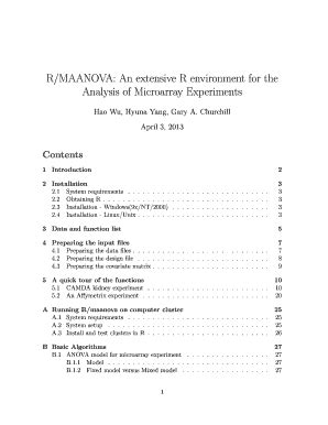 Fillable Online Bioconductor Maanova Affymetrix Analysis Form Fax Email