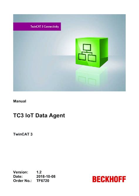 Pdf Manual Tc3 Iot Data Agent