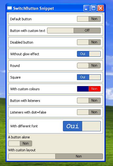 switch button for swt ikus