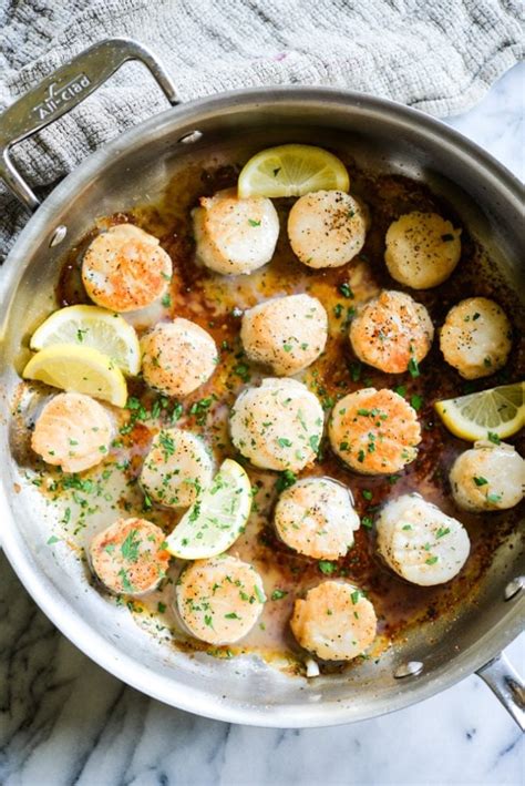 Easy Seared Scallops Fed And Fit