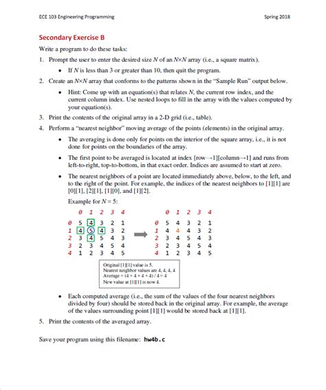 Solved ECE Engineering Programming Spring Secondary Chegg