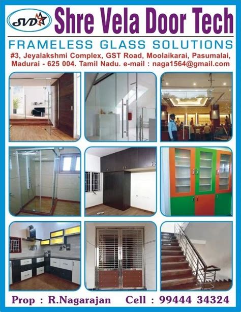 Glass Partition Work At ₹ 450sq Ft In Madurai Id 25963207088