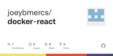 Github Joeybmercs Docker React