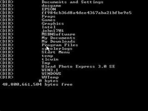 How 2 Navigate Windows Using Only The Command Prompt YouTube