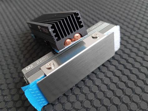 Радиатор CL-SSD-V3 COOLLEO для диска M2 SSD с термотрубками (Новый ...