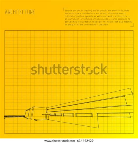 Architecture Grid Blueprint Background Sample Stock Vector Royalty Free Shutterstock