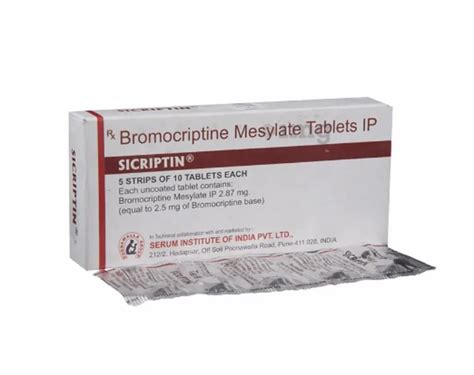 Bromocriptine Tablets Sicriptin Tablets Latest Price Manufacturers