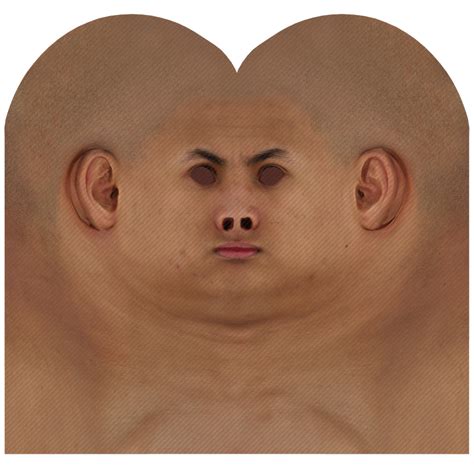 Male Head Texture Map 01