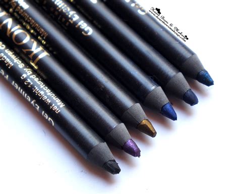 Ikonic Gel Eyeliner Pencils Review Swatch And Price Heart Bows And Makeup