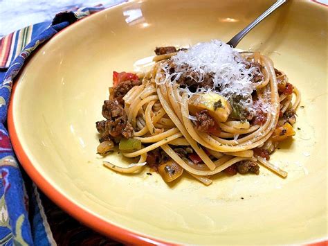 Tagliolini with Vegetables and Sausage - Country at Heart Recipes