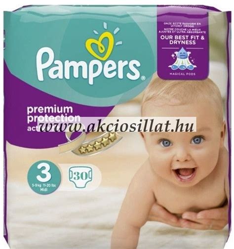 Pampers Premium Protection Pelenka 3 as Midi rendelés Olcsó parfüm é