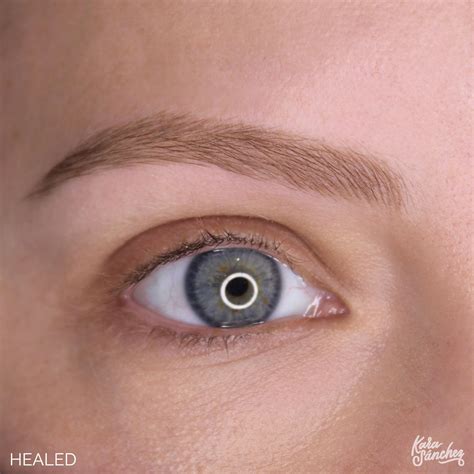 Healed Combo Brows By Kara Sánchez Beauty Microblading Brows Beauty