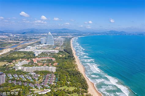 三亚 海棠湾 亚特兰蒂斯 俯瞰 海景 Vcg211290447049