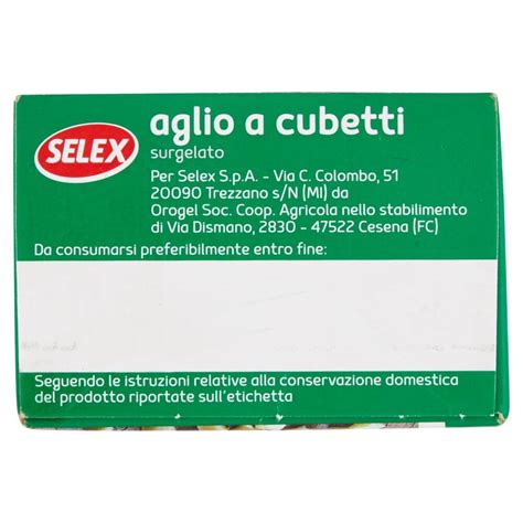 Selex Aglio Tritato Surgelato 100 G Nonpesa It Spesa Online