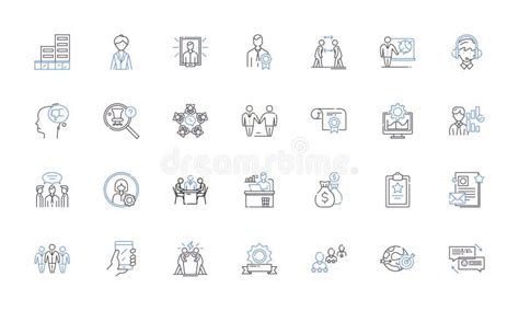 Community Building Line Icons Collection Engagement Collaboration Connection Empowerment