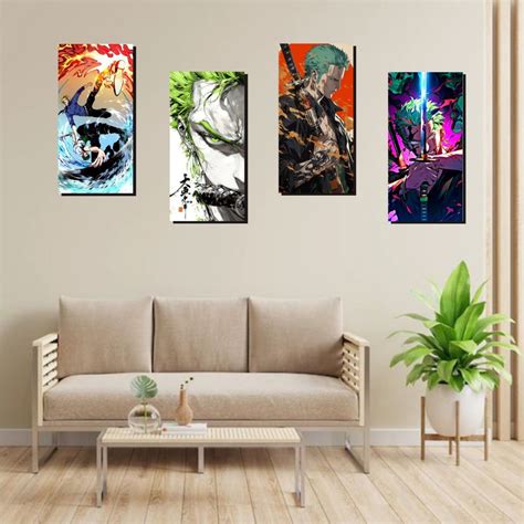 Jual Poster Hiasan Dinding 15 X 30 Cm One Piece Roronoa Zoro Vector