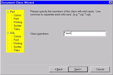Creating A Masm Document Class
