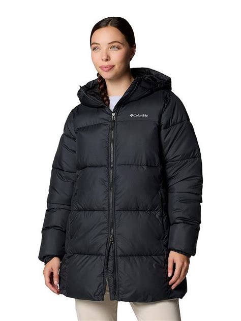 Columbia Womens Puffect Ii Mid Hooded Jacket Black Very