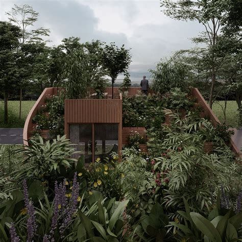 Self Sufficient Yin And Yang House Incorporates Gardens On Its