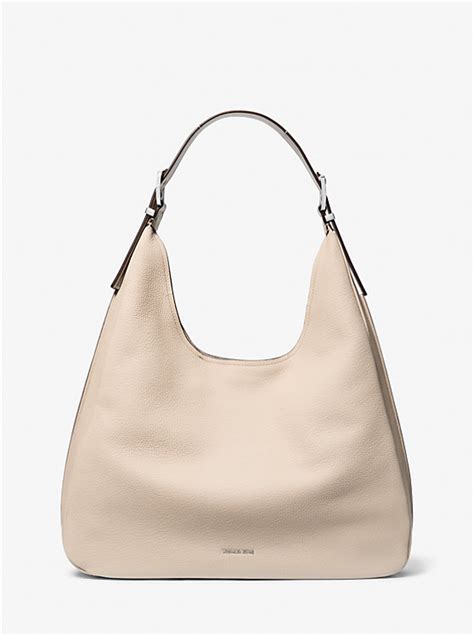 Nolita Large Pebbled Leather Hobo Shoulder Bag Michael Kors In