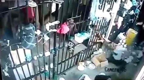 Drunk Woman Gets Handled By Female Security Guard Outside Of Hotel