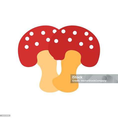 蘑菇圖示向量符號和符號在白色背景下分離 蘑菇徽標概念向量圖形及更多一片圖片 一片 剪裁圖 商標 Istock