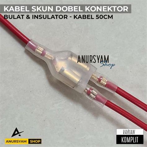 Jual Set Kabel Skun Konektor Bulat Insulator Kabel Skun Konektor Bulat Terbaru Di Seller