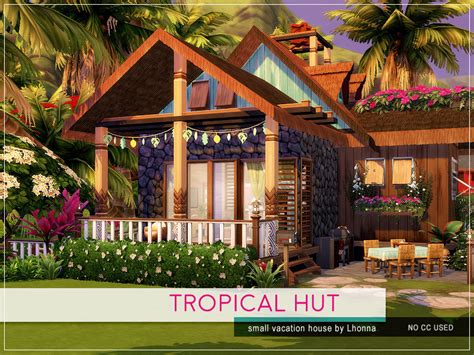 Tropical Hut The Sims 4 Catalog