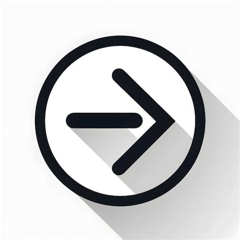 Right Arrow Icon Navigation Symbol Directional Element For Uiux Design Arrows And Navigation