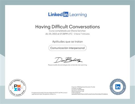 Diana Sanchez On Linkedin Certificate Of Completion