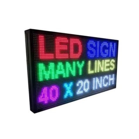 Rectangular Electric Graphic Display Ip54 Protection Level Scrolling Rectangular Electric Graphic Display Ip54 Protection Level Scrolling
