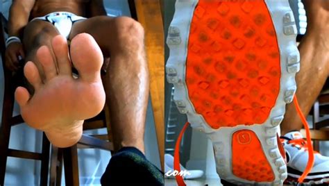 Verbal Master Shows Perfect Feet Socks And Shoes