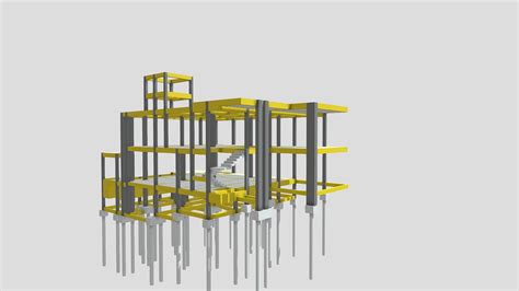 Projeto Estrutural Ba 3d Model By Saulo Lacerda Projetos